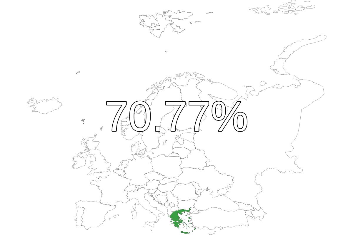Η θέση της Ελλάδας στον Rainbow Map της ILGA-Europe